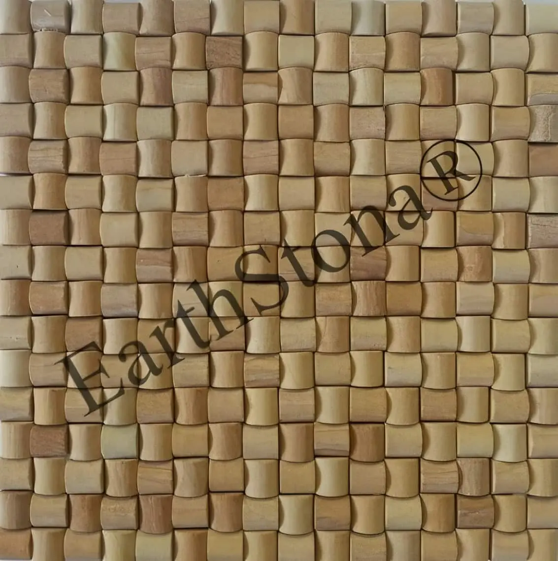 Yellow Stone Mosaic Natural Stone Cladding | EarthStona